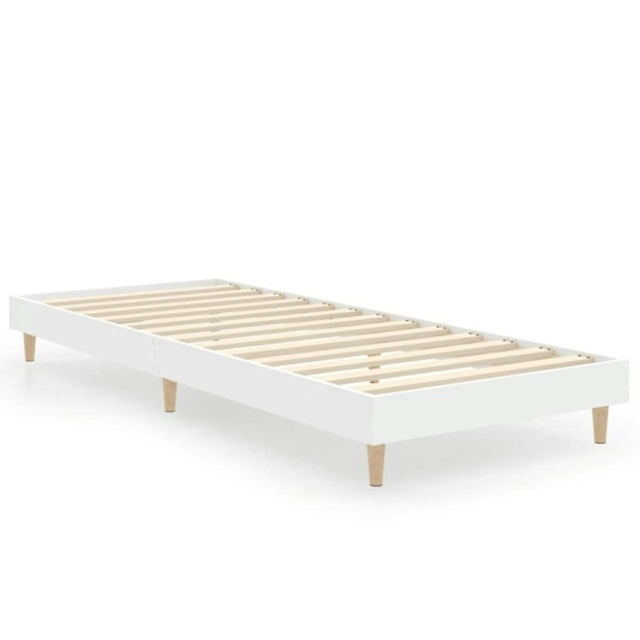 Bed Frame White 75X190 Cm Small Single Engineered Wood by Tesco ...