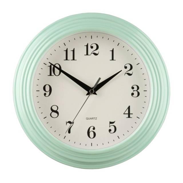 Maison By Premier Elliot Vintage Pale Blue Wall Clock by Tesco ...