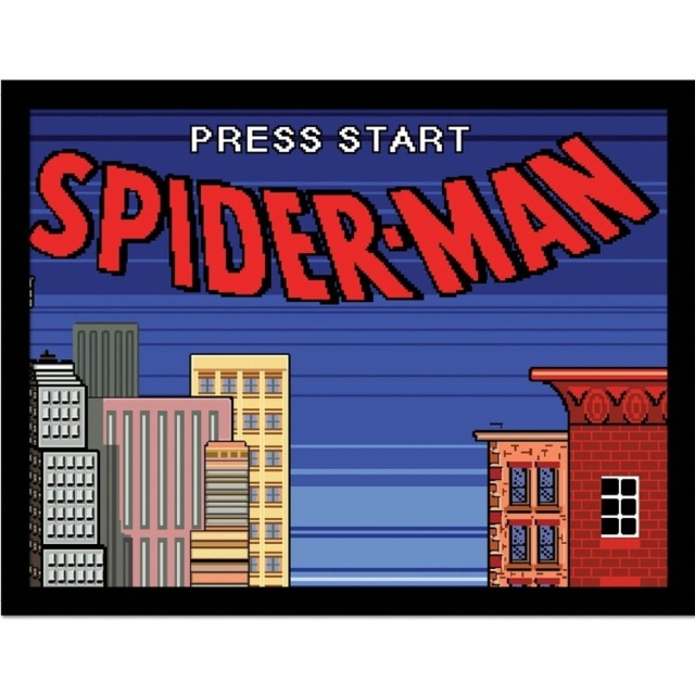 Spider-Man (Press Start) Framed 30X40Cm Print by Tesco - Marketplace ...