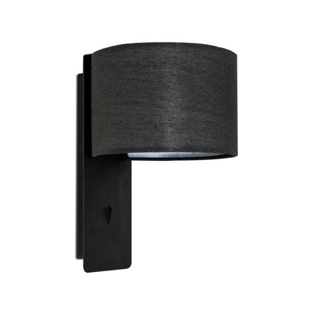 Fold Wall Light Black with Shade E27 by Tesco - Marketplace | ufurnish.com