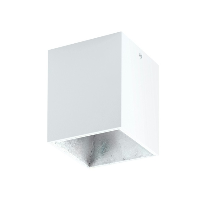 Eglo Polasso Cuboid White/silver Led Ceiling Light by Tesco ...