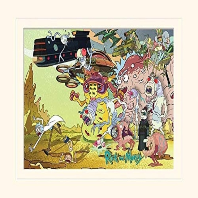 Lx - Rick And Morty (Creature Barrage) - Poster / Prints by Tesco ...