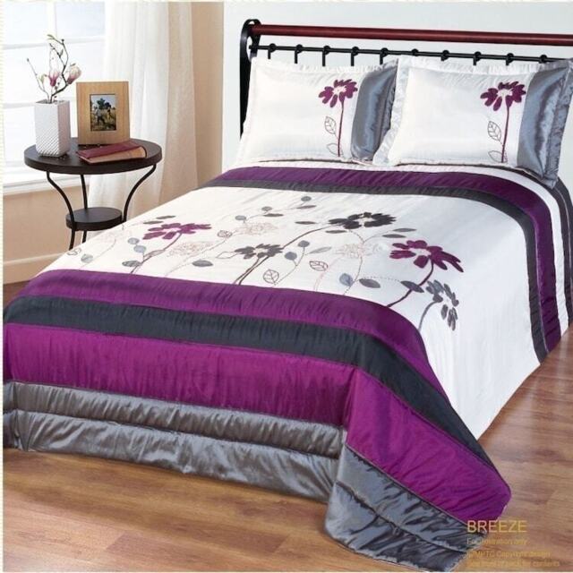Intimates Breeze Quilted Luxury Bedspread Set Multi - Multi - Single by ...