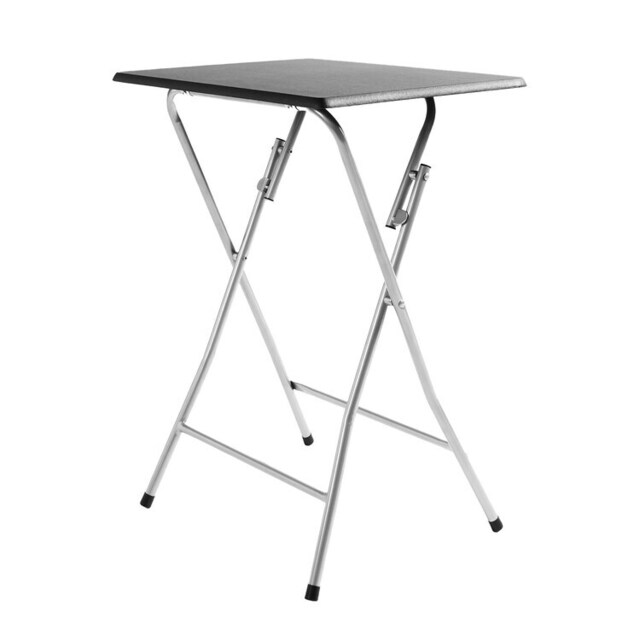 Ohs Folding Portable Coffee Side End Table - Black by Tesco ...