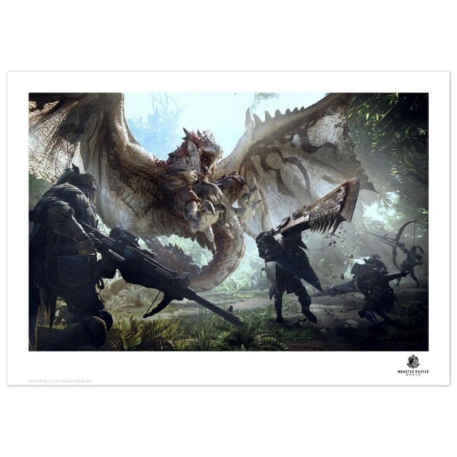 Monster Hunter Limited Edition Art Print by Tesco - Marketplace ...