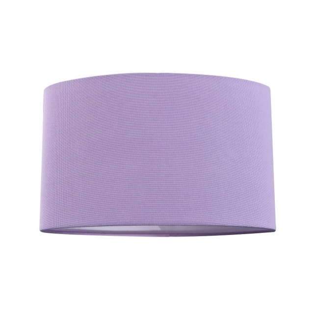 Contemporary And Stylish Soft Lilac Linen Fabric Oval Lamp Shade - 30Cm ...