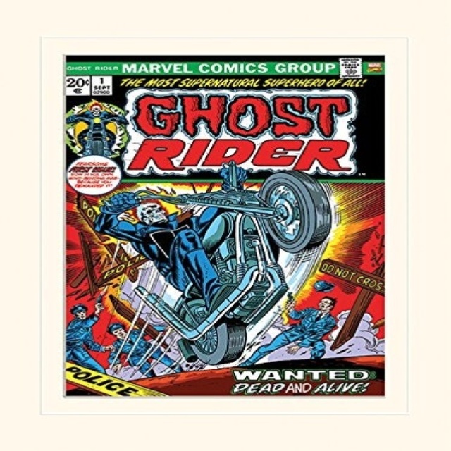 Lx - Ghost Rider - Wanted, Dead & Alive) - Poster / Prints by Tesco ...