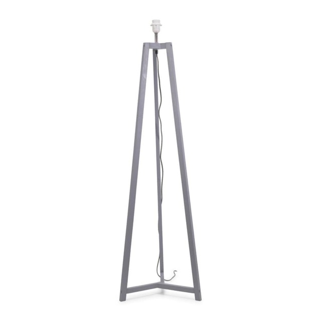 ValueLights Lottie Grey Wooden Free Standing Tripod Floor Lamp Base by ...