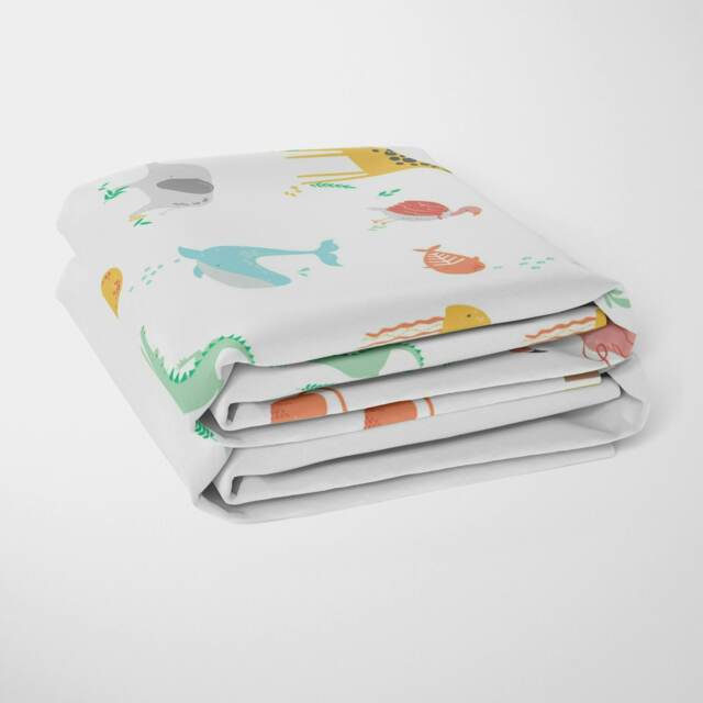 Animal Alphabet Cot Crib Fitted Sheet by Tesco - Marketplace | ufurnish.com
