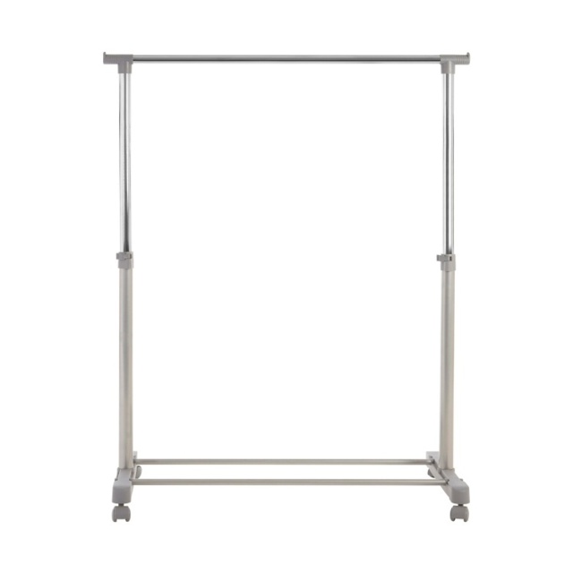 Interiors By Premier Stylish Clothes Rack Grey And Chrome Finish ...