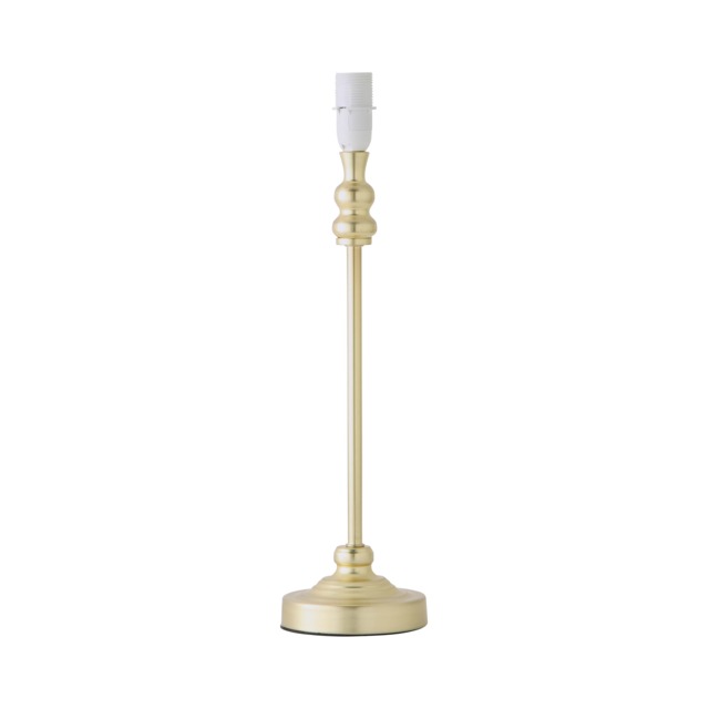 ValueLights Maggie Gold Candlestick Table Lamp Base Gold by Tesco ...