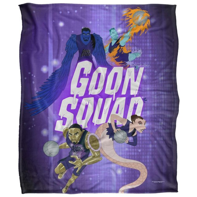 Space jam: a new legacy goon squad blanket - multicoloured - one size ...