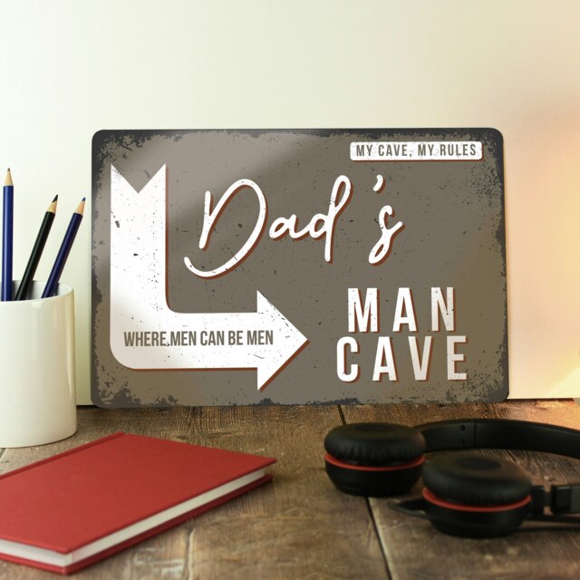 Personalised Man Cave Metal Sign by Tesco - Marketplace | ufurnish.com