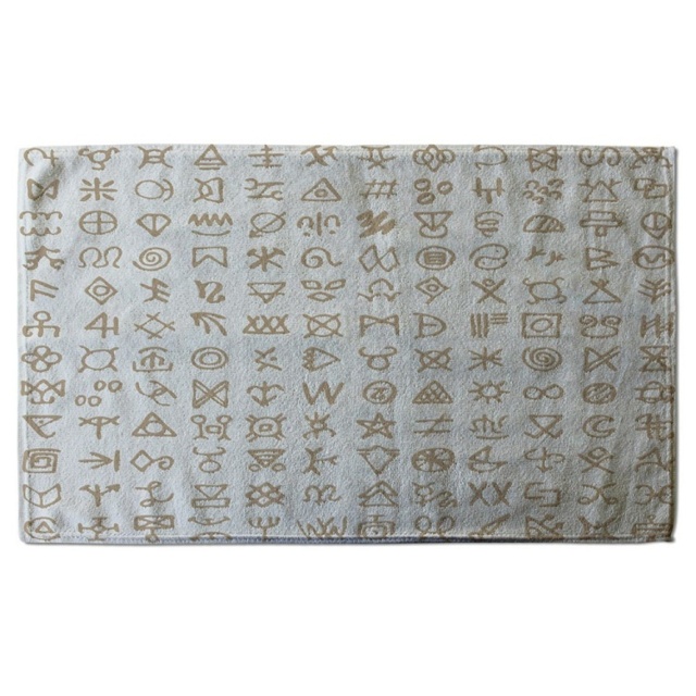Viking Ritual Symbols (Bath Towel) by Tesco - Marketplace | ufurnish.com