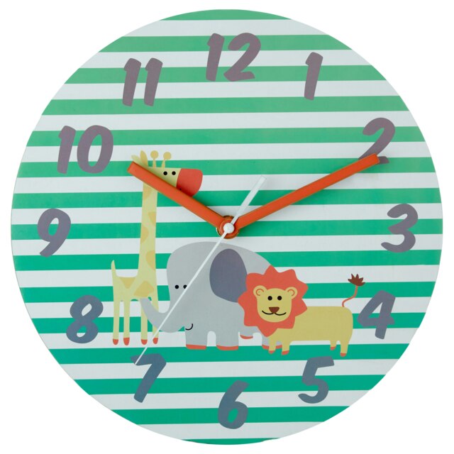 Interiors by Premier Funky Design Safari Wall Clock, Animal Graphics ...