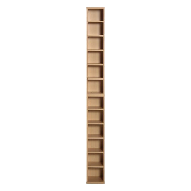 HOMCOM 204 CD Media Display Shelf Unit Set of 2 Blu-Ray Tower Rack w ...