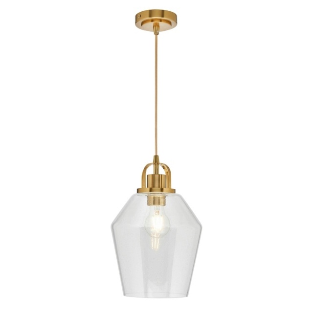 Bhs Saskia Bubble Glass Ceiling Pendant, Satin Brass by Tesco ...
