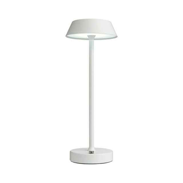 Energize White Led Rechargeable Desk Table Lamp With Touch Sensor by ...