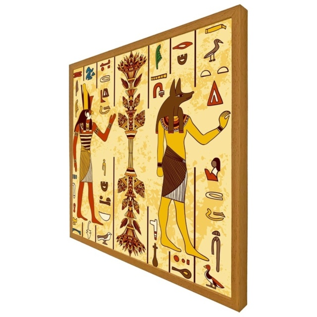Egyptian Drawings (Picture Frame) Brown - Oak - M by Tesco ...