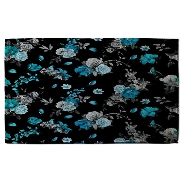 Blue Roses (Bath Towel) by Tesco - Marketplace | ufurnish.com