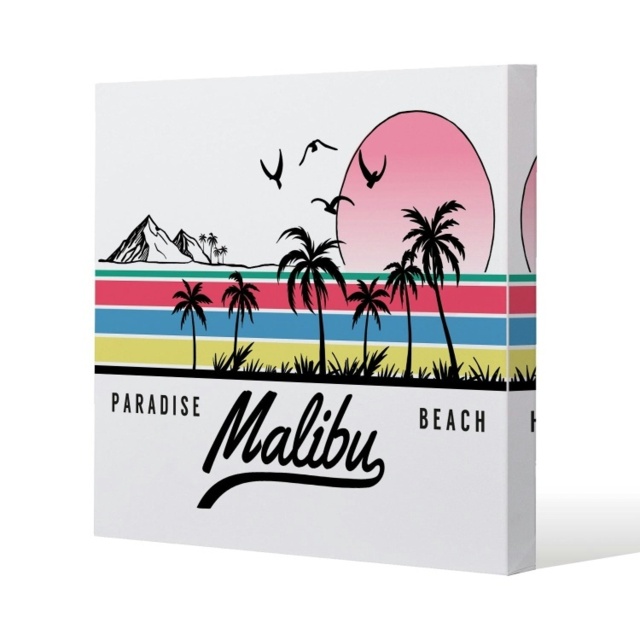 Malibu (Canvas Print) 61 X 61 X 4Cm by Tesco - Marketplace | ufurnish.com