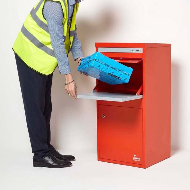 Smart parcel box® extra large front & rear access red 1 by Tesco ...