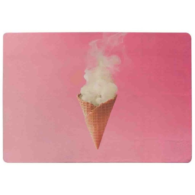 Smoking Ice Cream Cone Rug Pink - Xl by Tesco - Marketplace | ufurnish.com