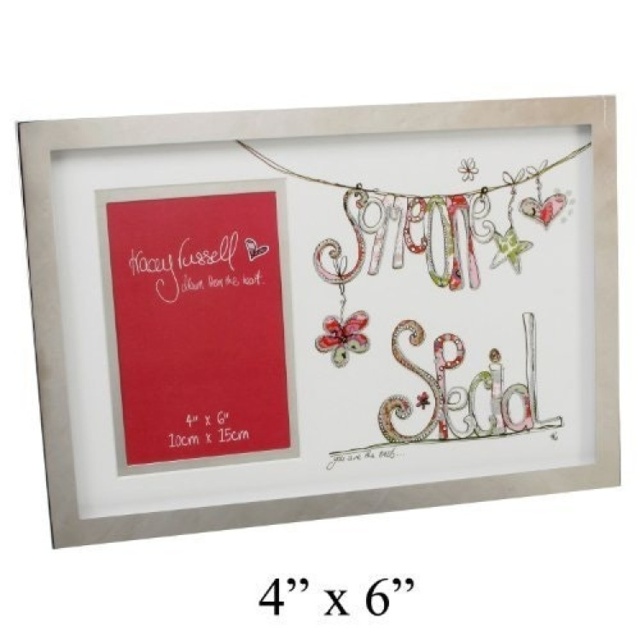 "Tracey Russell 4""x6"" Photo Frame Someone Special Design Aluminium ...