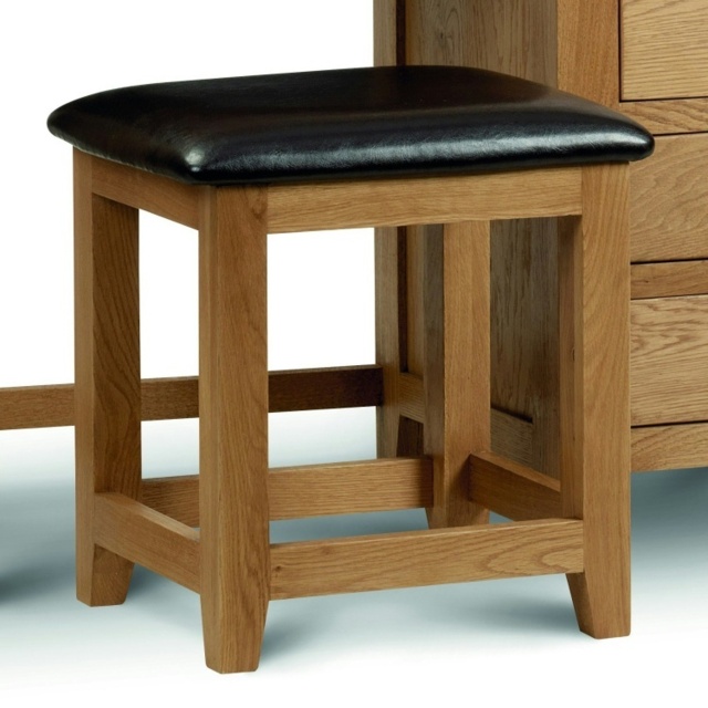 Stylish White Oak Dressing Stool by Tesco - Marketplace | ufurnish.com