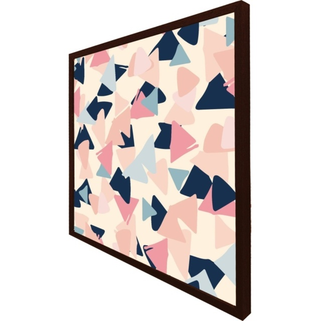 Pastel Coloured Triangles (Picutre Frame) Brown - Xl by Tesco ...