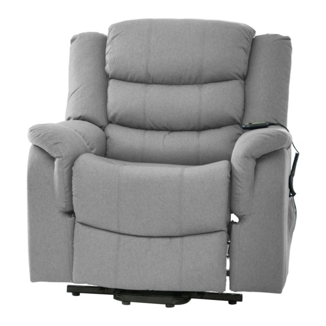 Colfax Electric Riser Recliner With Massage And Heat - Light Grey by ...