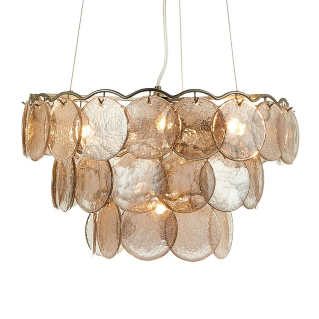 Bhs Ellie 5 Light Chandelier, Silver by Tesco - Marketplace | ufurnish.com