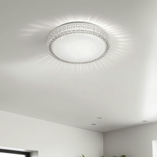 Estee Small Led Flush Ceiling Light by Tesco - Marketplace | ufurnish.com