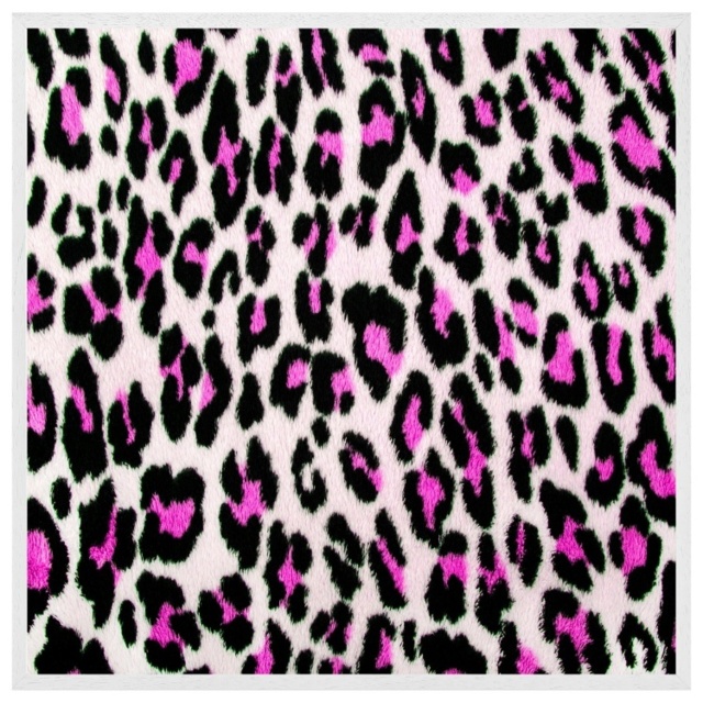 Pink Fluffy Leopard (Picture Frame) White - Xl by Tesco - Marketplace ...
