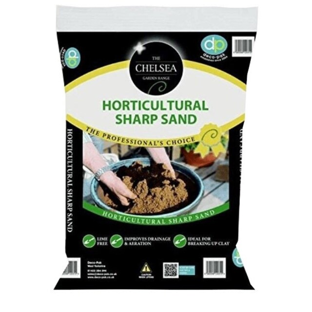 Deco-pak horticultural sharp sand - brown - 5kg by Tesco - Marketplace ...