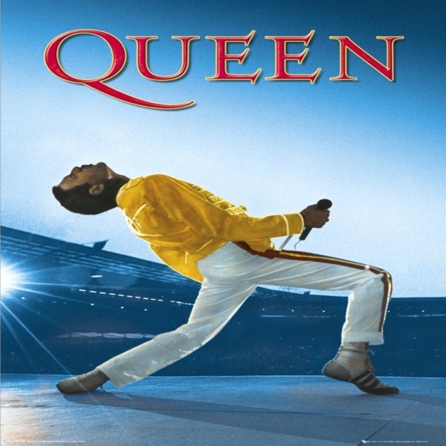 Queen Wembley 61 X 91.5Cm Maxi Poster by Tesco - Marketplace | ufurnish.com