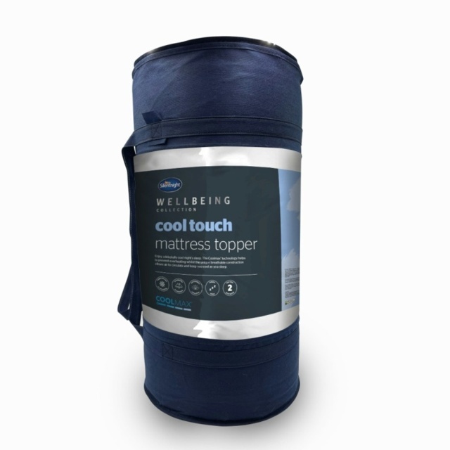 Silentnight Wellbeing Collection Cool Touch Mattress Topper, 8 Cm Thick ...