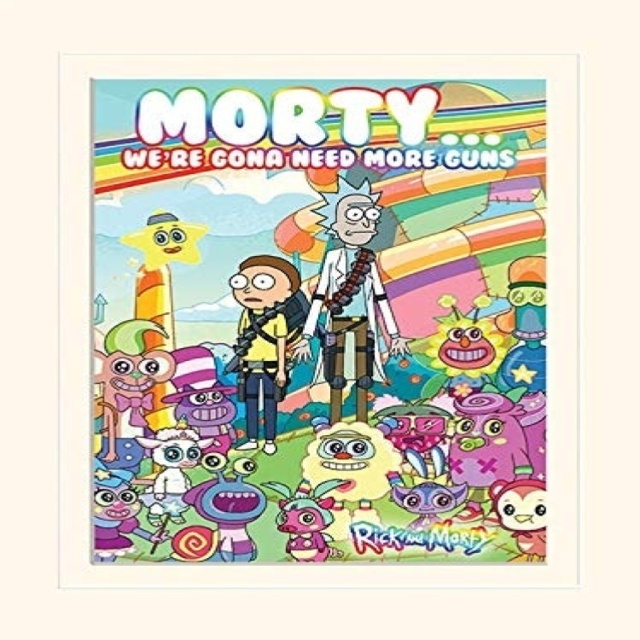 Lx - Rick And Morty (Cuteness Overload) - Poster / Prints by Tesco ...