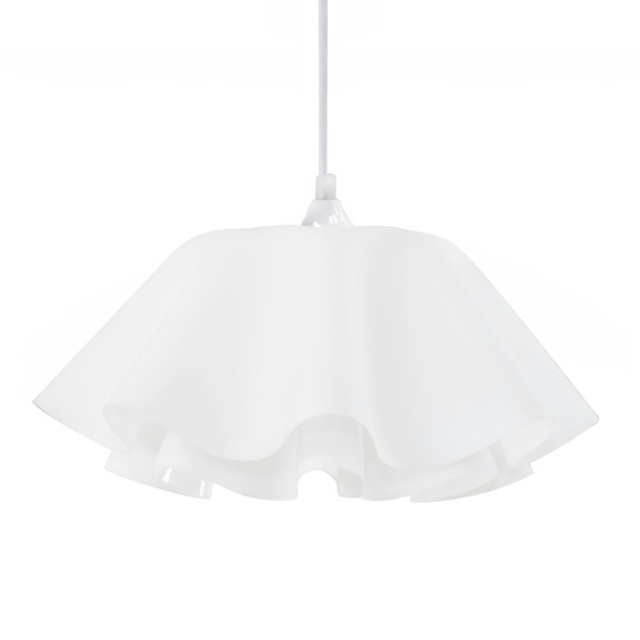 Valuelights Kumo White Layered Flower Design Ceiling Pendant Light ...