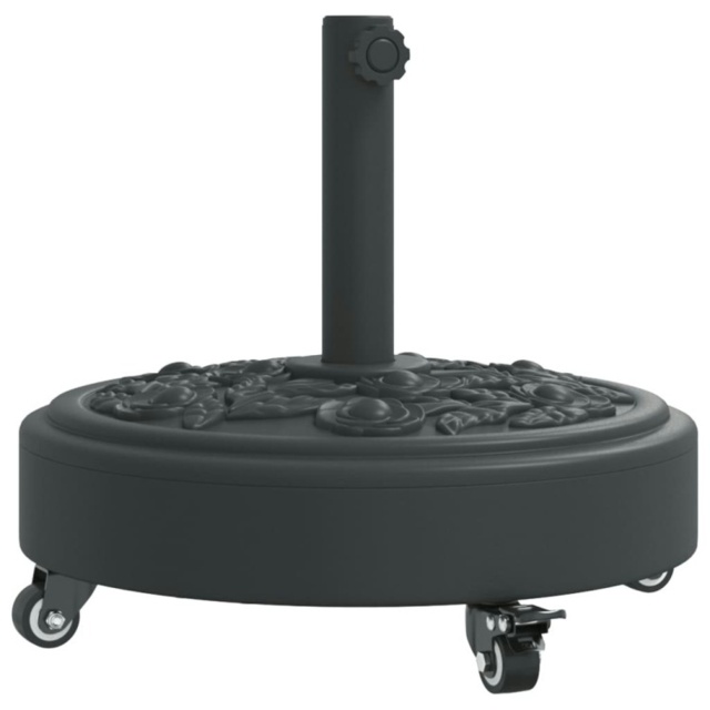 Parasol Base With Wheels For â Ã 38 / 48 Mm Poles 27 Kg Round by Tesco ...