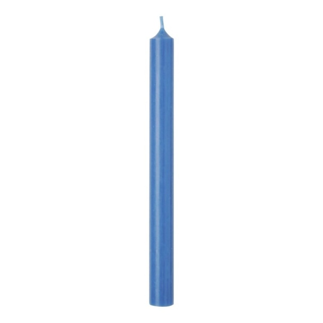 Ihr Dinner Candle Tall Solid Coloured Unscented 25Cm Light Blue by ...