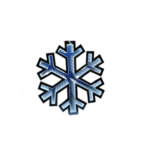 40cm LED Infinity Light Hanging Snowflake by Tesco - Marketplace ...