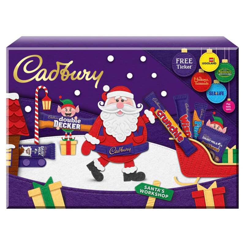 Cadbury Medium Santa Selection Box 145G by Tesco | ufurnish.com