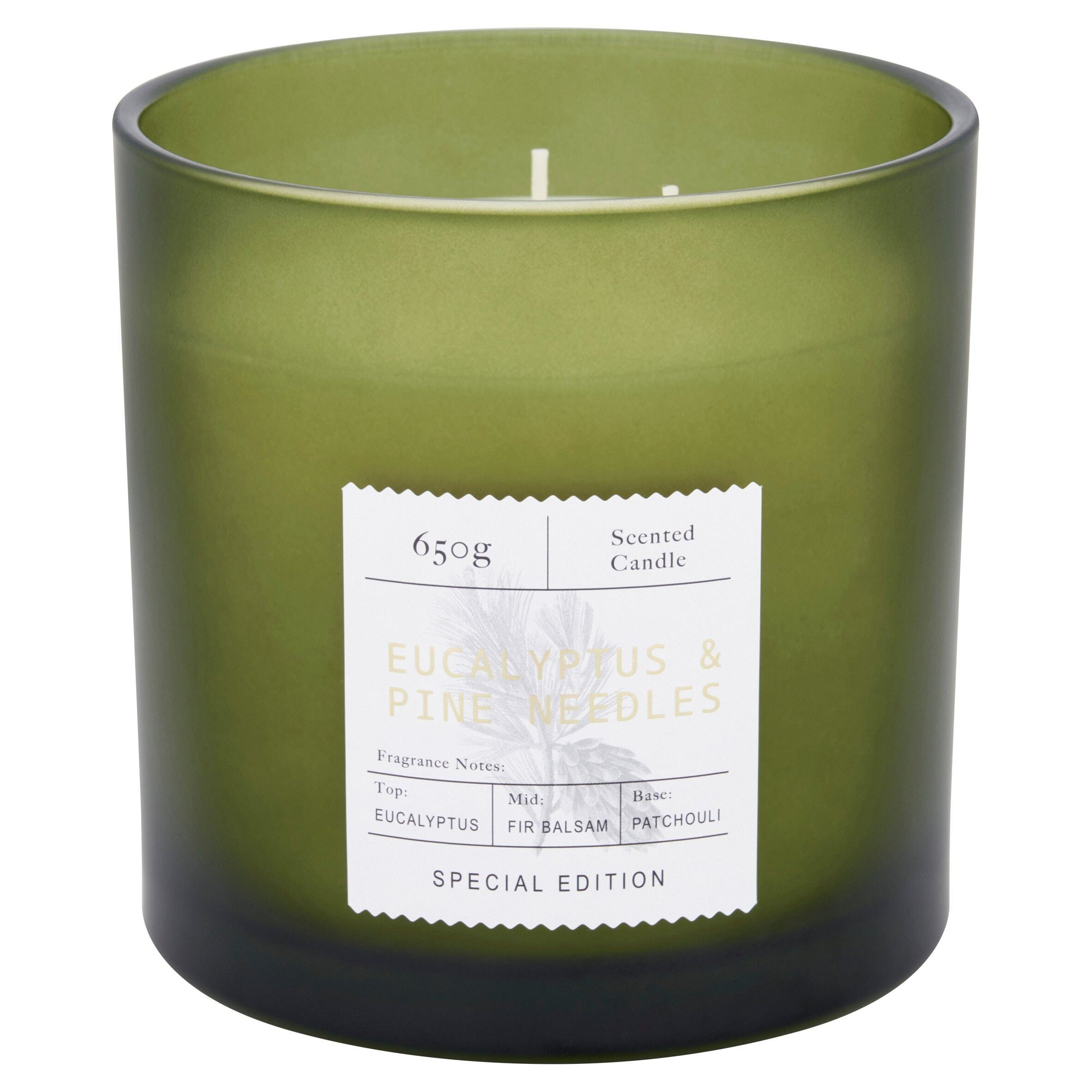 Tesco Apothecary Eucalyptus & Pine Needles Candle 650G by Tesco ...