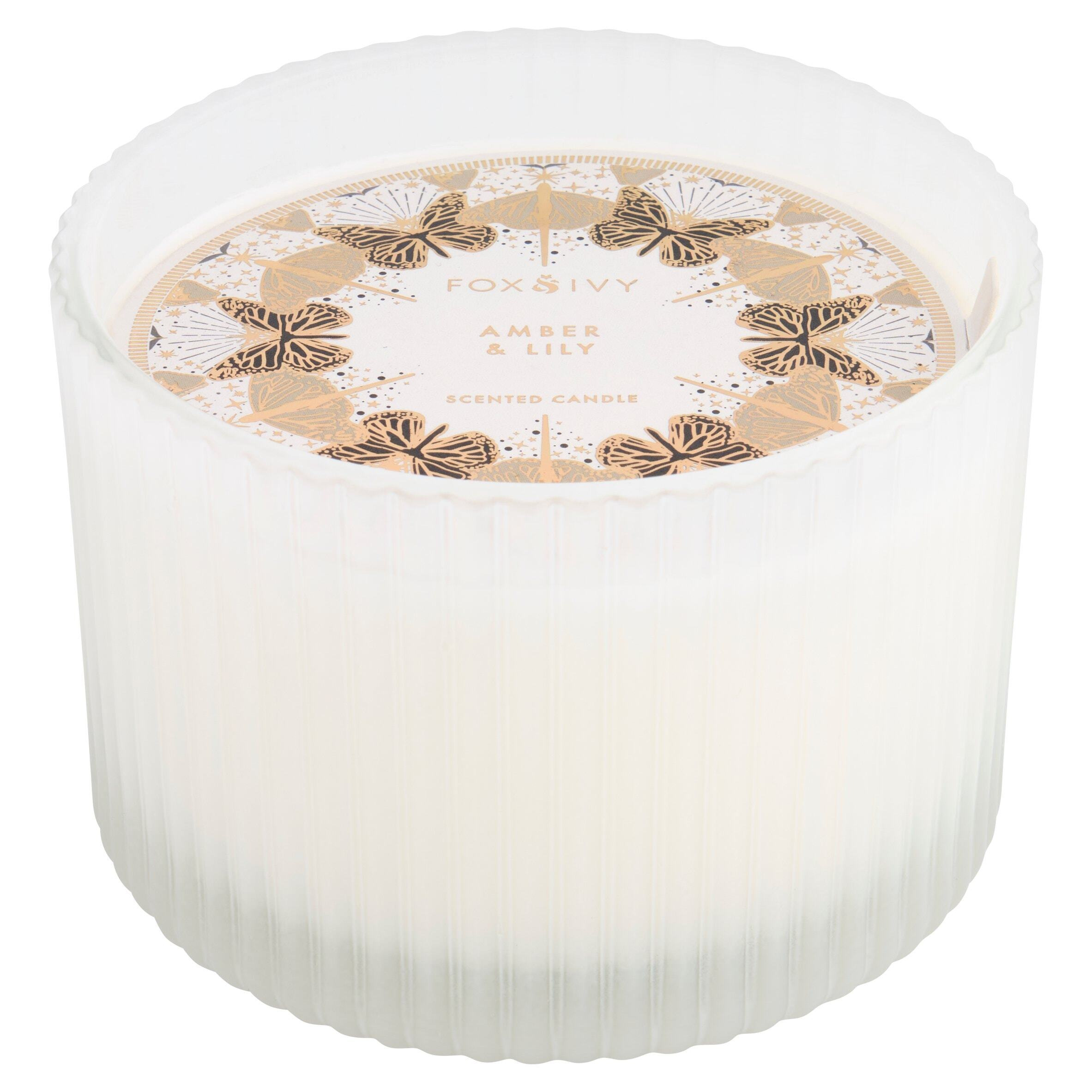 Fox & Ivy Amber & Lily Multiwick Candle 390G by Tesco | ufurnish.com