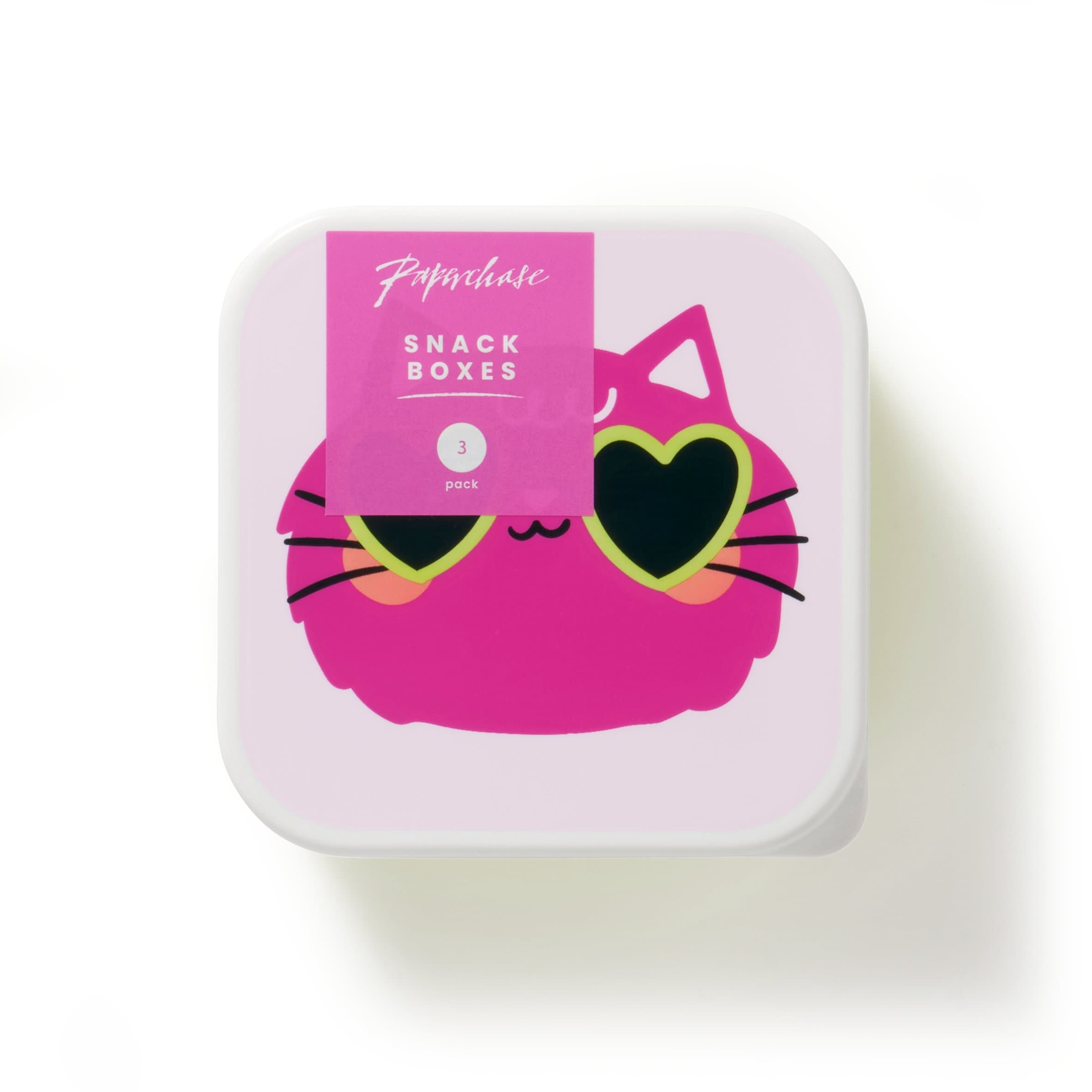 Paperchase Terrazzo Cats Set of 3 Snack Boxes by Tesco | ufurnish.com