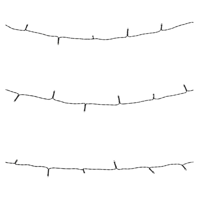 Tesco 100 Solar Warm White String Lights by Tesco | ufurnish.com