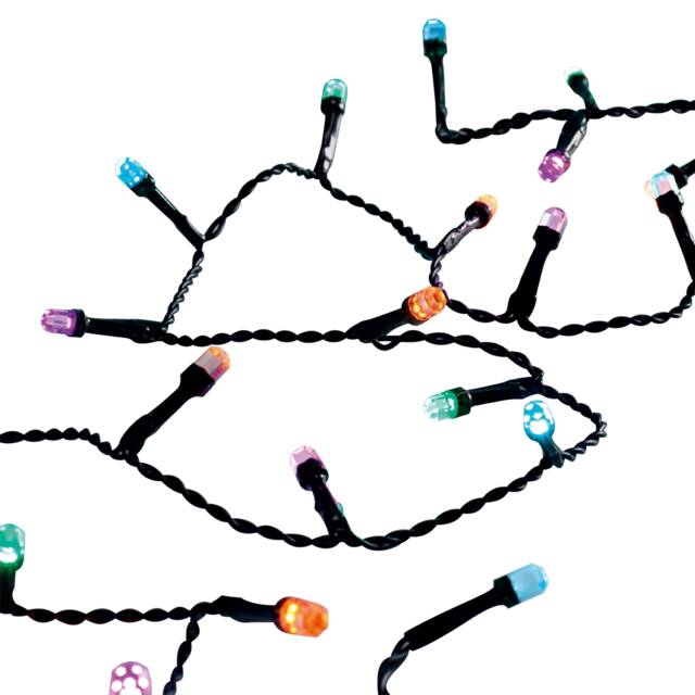 Tesco 200 Battery Multicoloured Timer Led Christmas Lights by Tesco ...