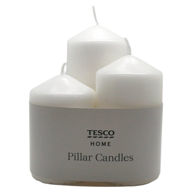Tesco Pillar Candle Set by Tesco | ufurnish.com