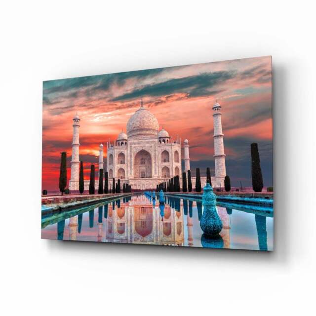 Taj Mahal Glass Wall Art - - That Home Shop by That Home Shop ...